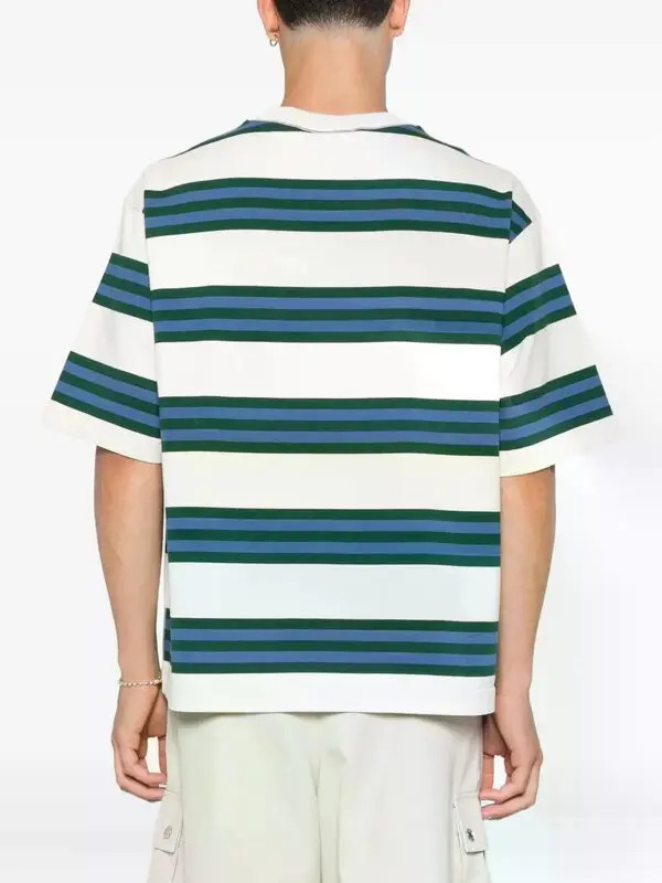 SUMMER GAMES Striped Organic Cotton T-shirt