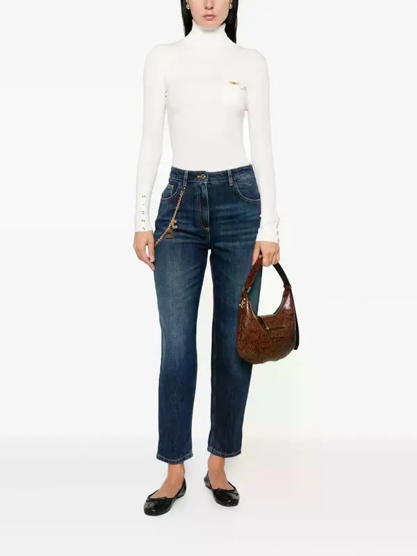 Elisabetta Franchi Chain-embellished Jeans