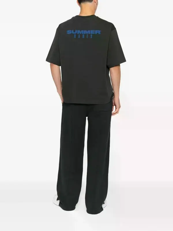 SUMMER GAMES Logo-embroidered T-shirt