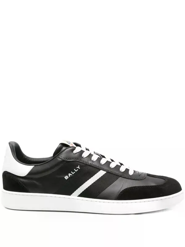 Bally Raise Leather Sneakers - Black