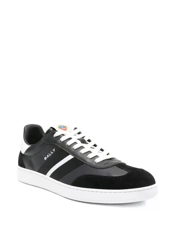 Bally Raise Leather Sneakers - Black