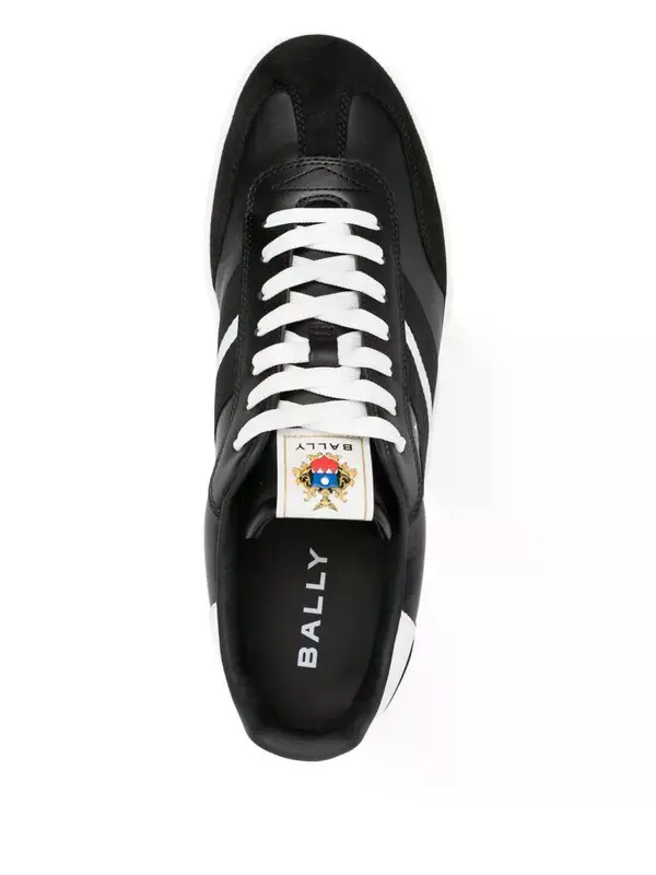 Bally Raise Leather Sneakers - Black