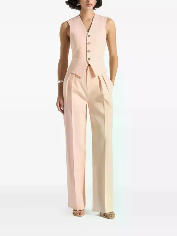 Manière De Voir Maniere De Voir Julie Tailored Twin Pleat Trousers - Pink