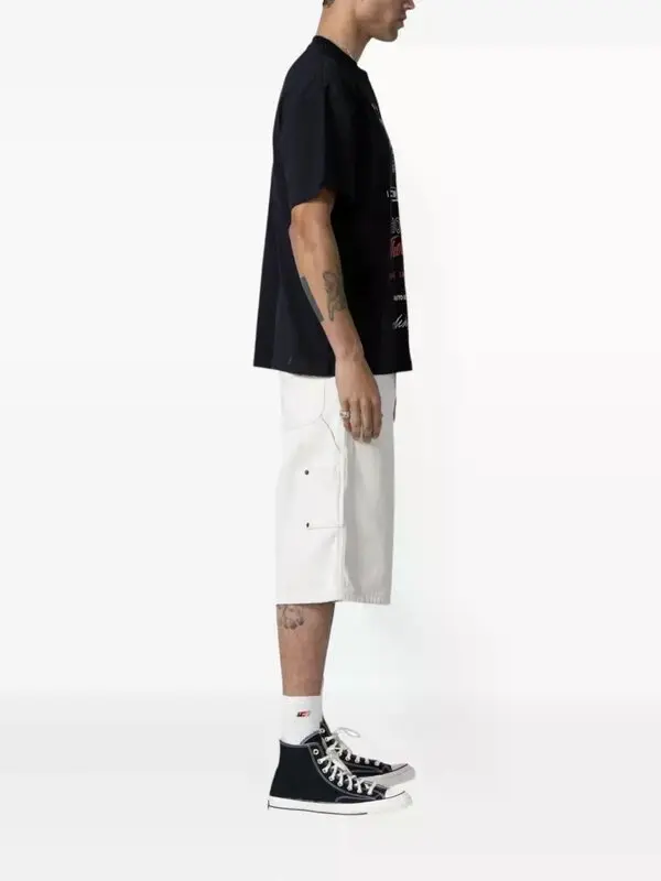 HONOR THE GIFT Gears Twill Carpenter Shorts - Black