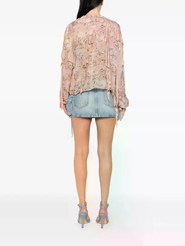 DIESEL® Printed Blouse - Brown