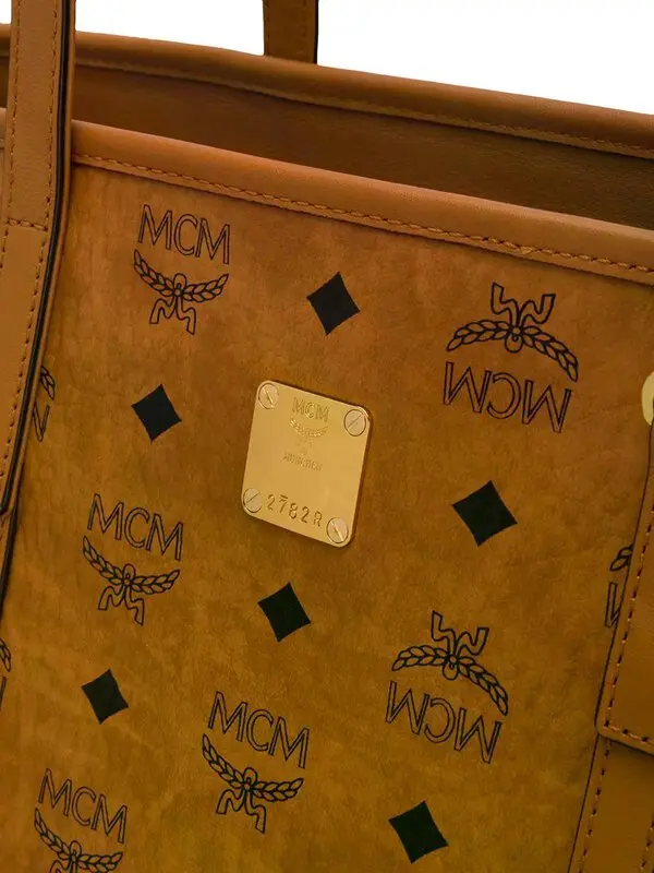 Mcm Visetos Toni Shopper Bag