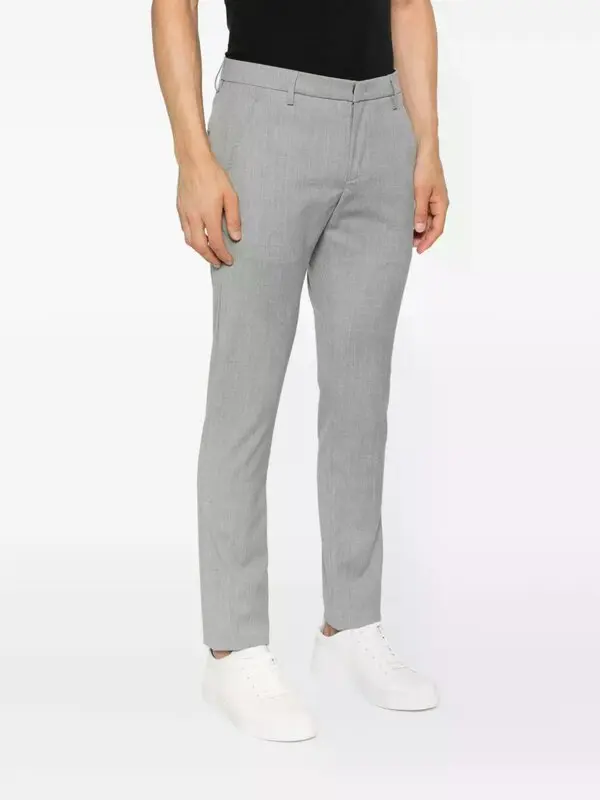 DONDUP Mélange-effect Trousers