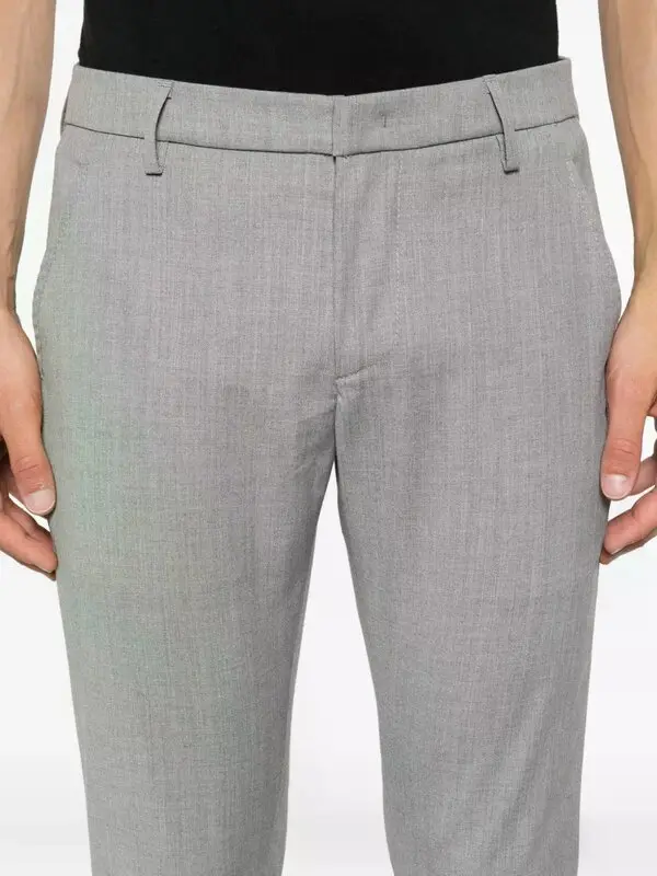 DONDUP Mélange-effect Trousers