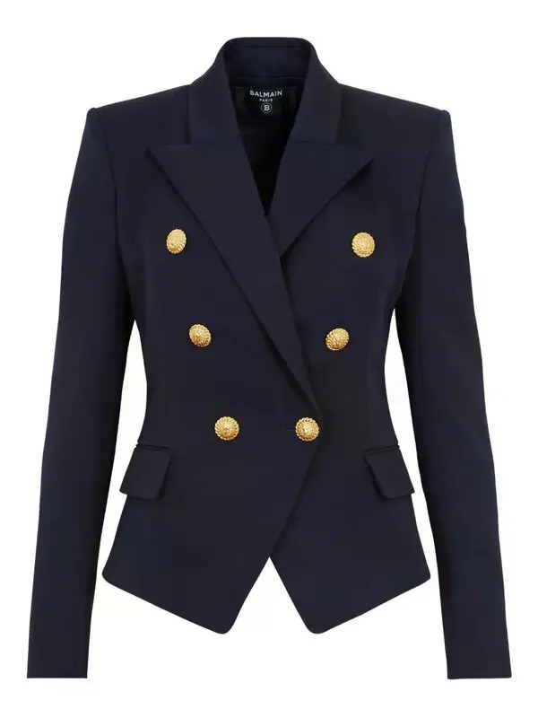 Balmain Double-breasted Wool Jacket