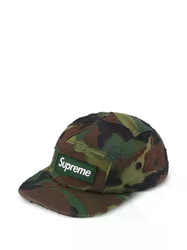 Supreme Logo-patch Cap - Green
