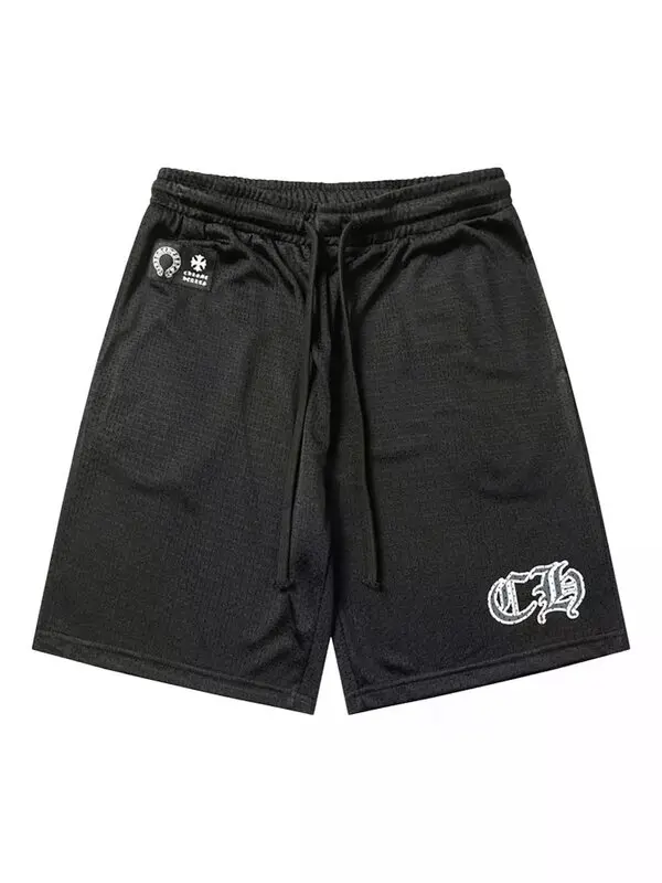 Chrome Hearts Logo-patch Shorts - Black