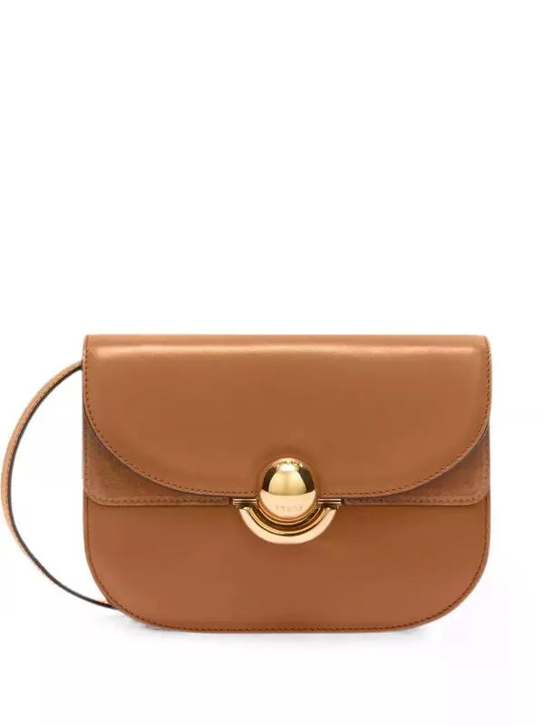 Furla Mini Sfera Flap Crossbody Bag - Brown