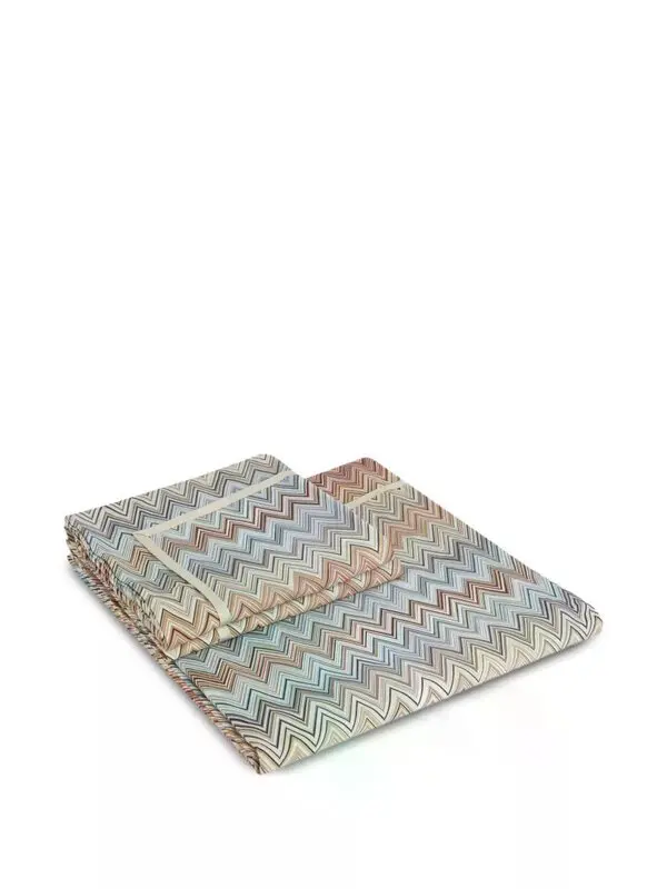 Missoni Zig-zag Patterned Bedding Set - Neutrals