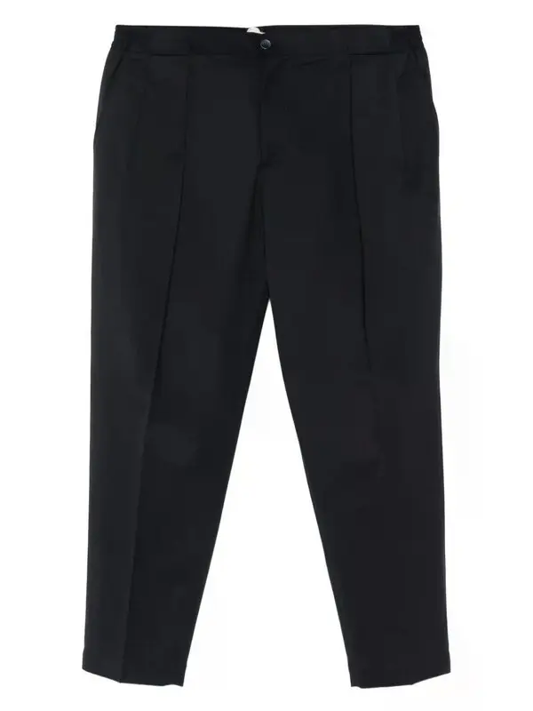 BRIGLIA 1949 Pleated-front Straight Leg Trousers - Blue