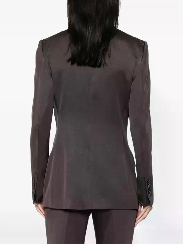 TOM FORD Double-breasted Silk-blend Jacket