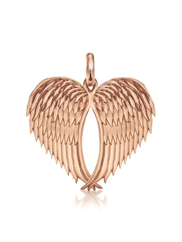 BRIONY RAYMOND Wings Of Strength Medallion - 18 Karat Rose Gold