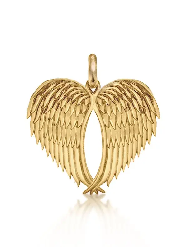 BRIONY RAYMOND Wings Of Strength Medallion - 18 Karat Yellow Gold