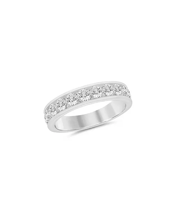 Bloomingdale'S 14k Diamond Band Ring 1.0 Tcw - White Gold