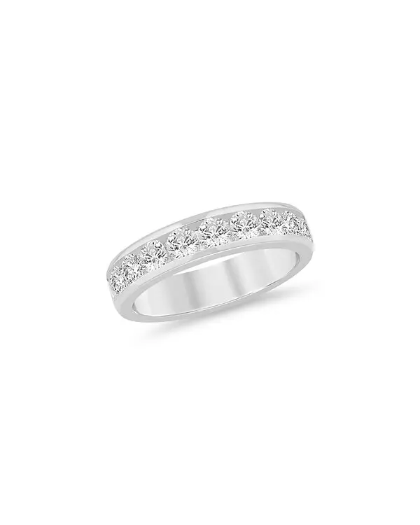 Bloomingdale'S 14k Diamond Band Ring 1.50 Tcw - White Gold