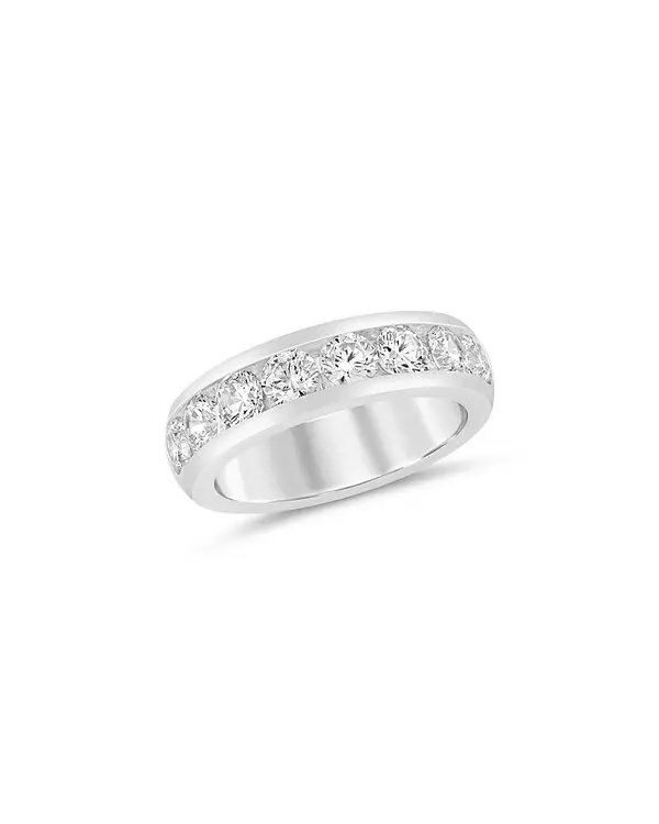 Bloomingdale'S Diamond Channel Set Band Ring 2.0 Tcw - White Gold