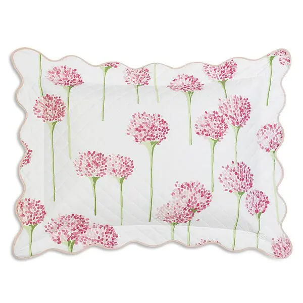 MATOUK Charlotte Quilted King Sham - Peony