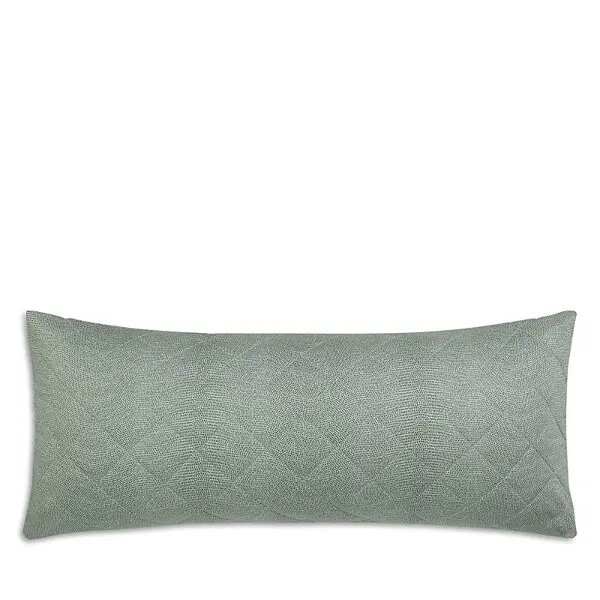 MATOUK Jasper Pillow Cover, Quilted Lumbar - Green