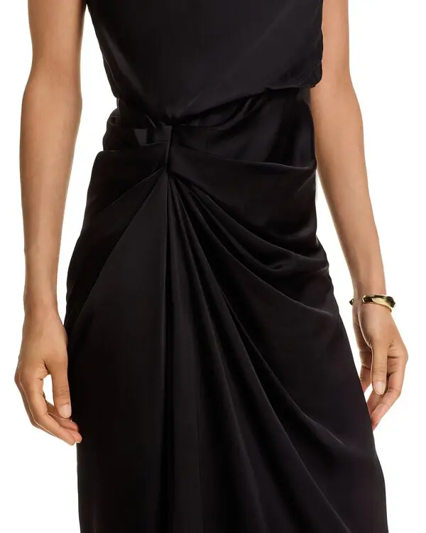 A.L.C. Dara Draped Dress - Black