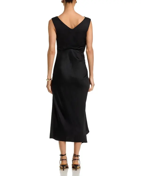 A.L.C. Dara Draped Dress - Black
