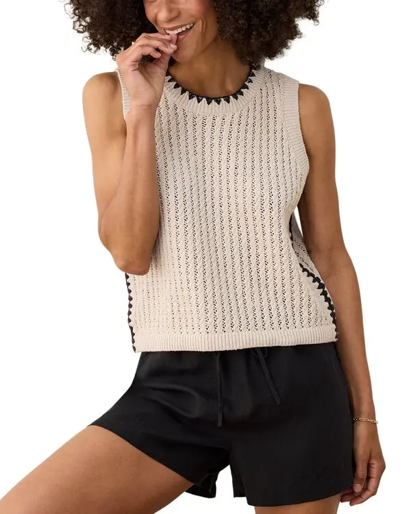 Marine Layer Clara Sleeveless Sweater Vest