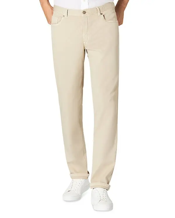 HILTL Cotton Structure Trousers - Sand