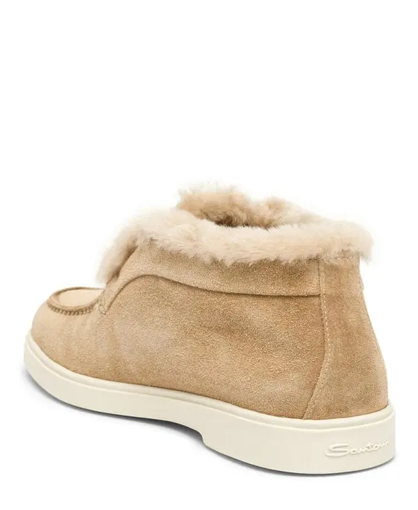 Santoni Suede Desert Boot - Light Brown