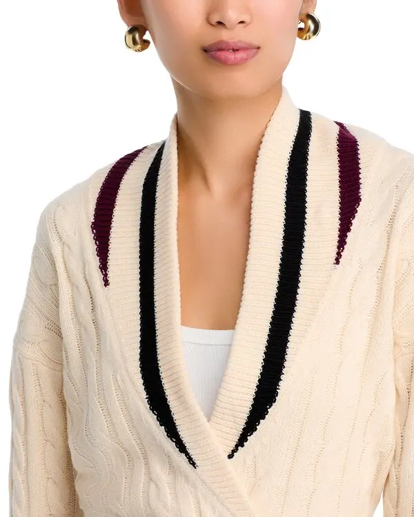Steve Madden Contrast Stripe Sweater