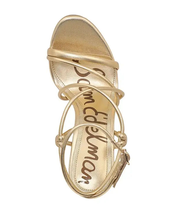 Sam Edelman Isadora Strappy Sandals - Gold