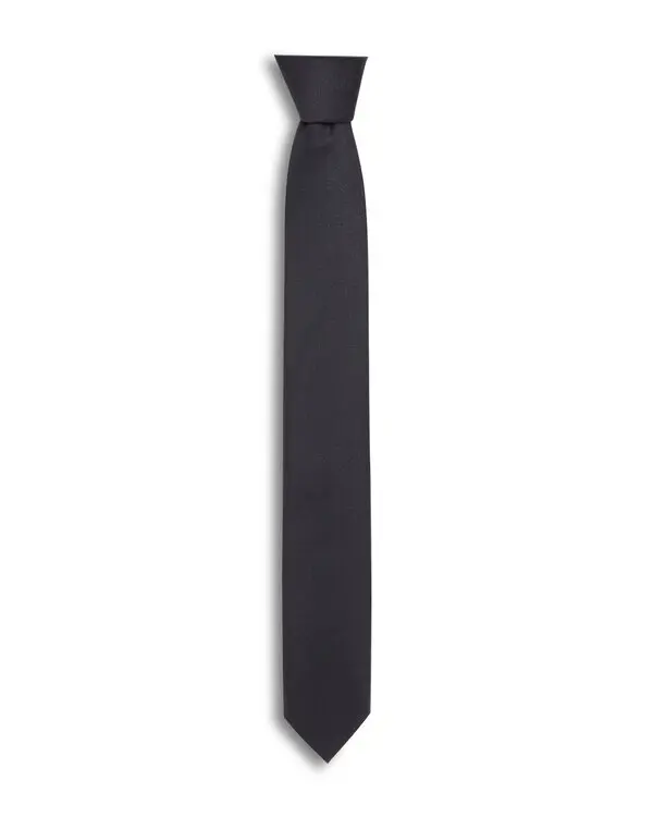 Hugo Textured Skinny Tie - Black