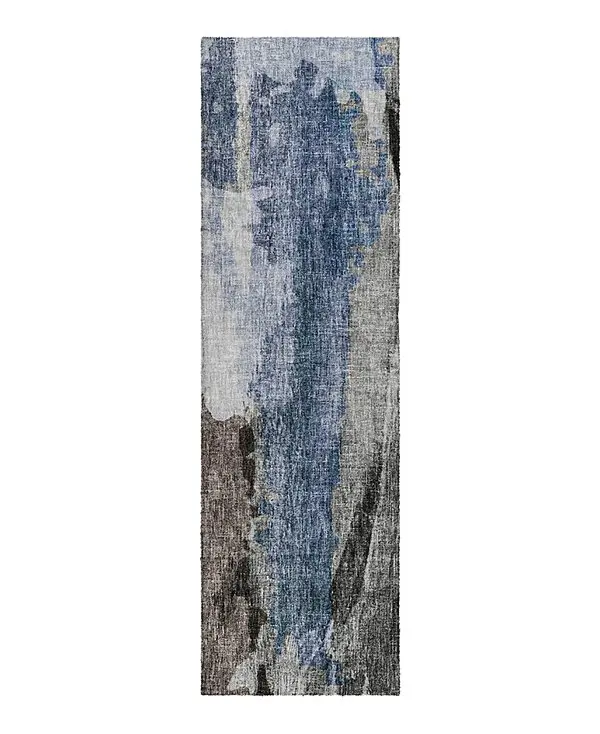 DALYN RUG COMPANY Dalyn Boca Washable Bo6 Runner Area Rug, 2'3 X 7'6 - Pewter