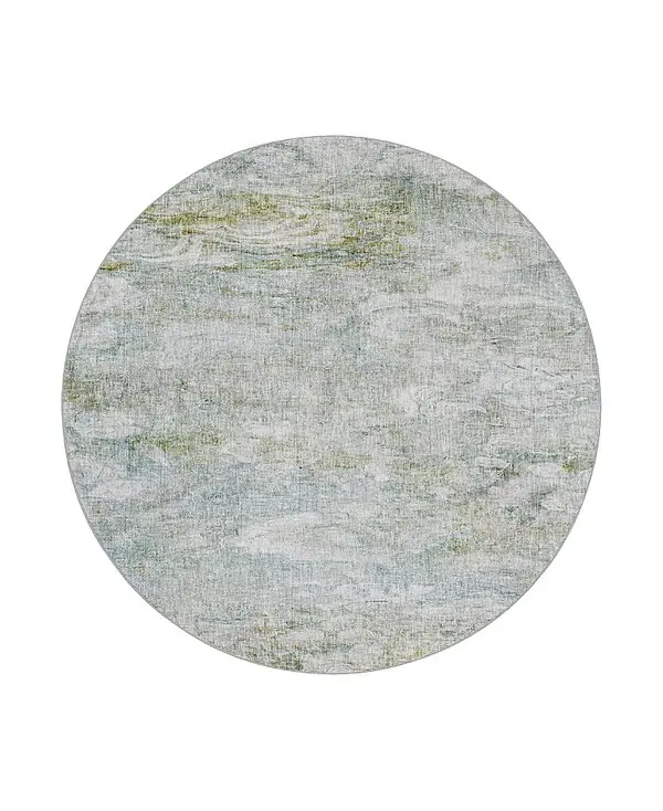 DALYN RUG COMPANY Dalyn Boca Washable Bo3 Round Area Rug, 8' X 8 - Seafoam