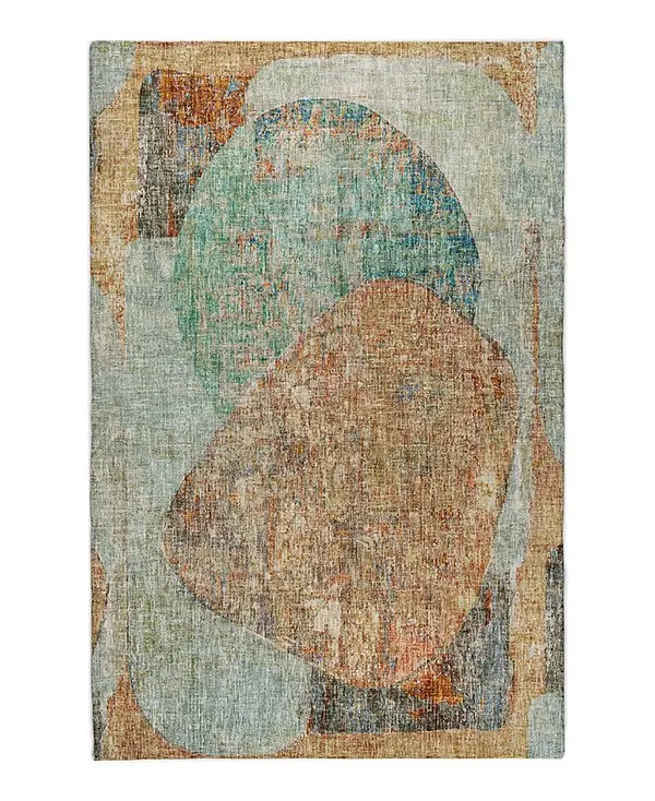 DALYN RUG COMPANY Dalyn Boca Washable Bo11 Area Rug, 5' X 7'6 - Teal