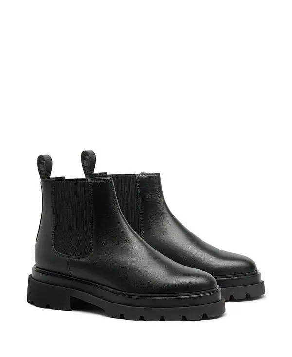 Santoni Leather Chelsea Boot