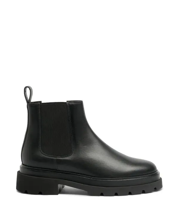 Santoni Leather Chelsea Boot