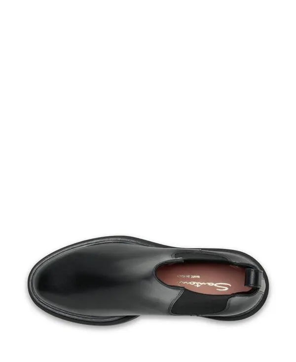 Santoni Leather Chelsea Boot