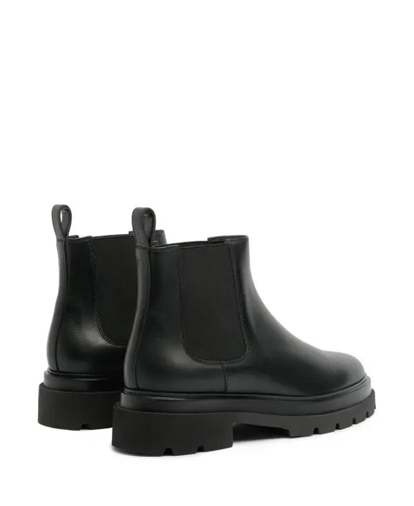 Santoni Leather Chelsea Boot