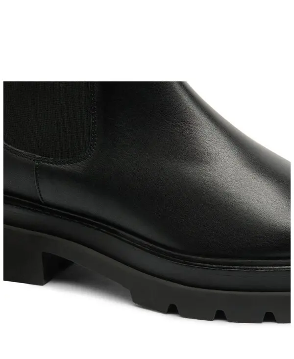 Santoni Leather Chelsea Boot