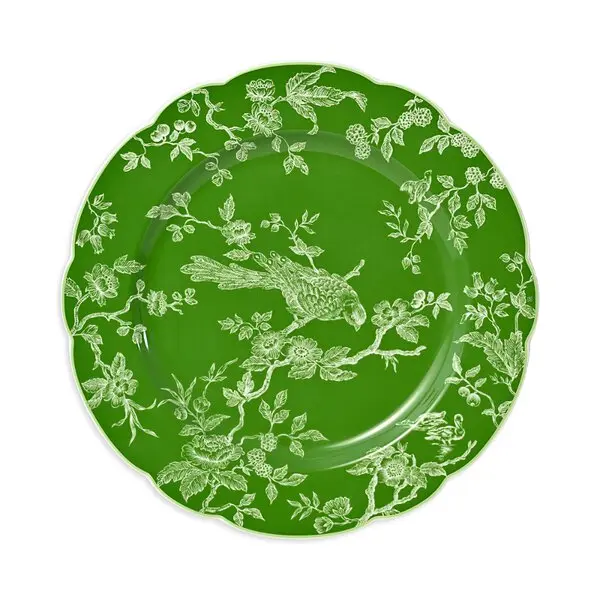 Bernardaud Albertine Service Plate - Green White