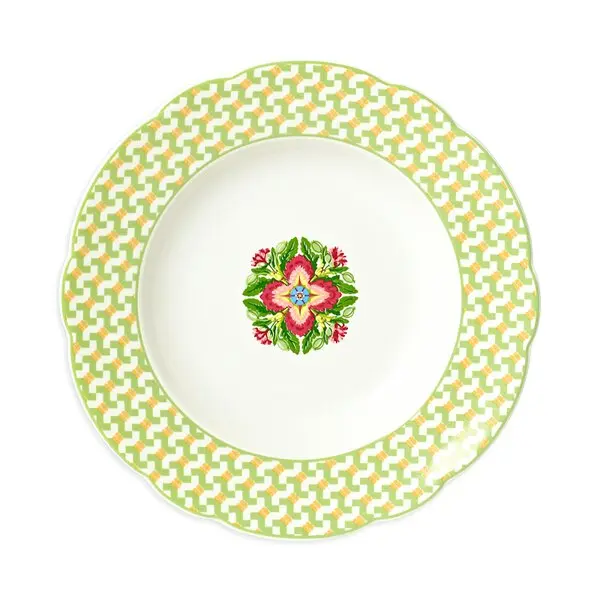 Bernardaud Trianon Rim Soup Bowl - Multi