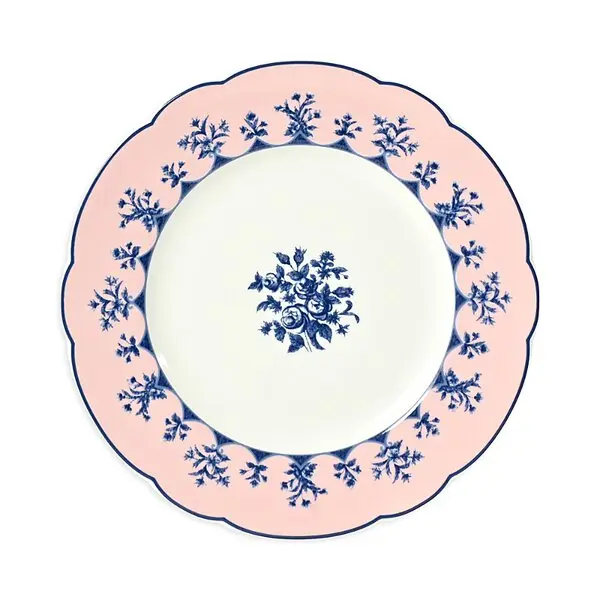 Bernardaud Chateaubriand Pink Salad Plate - Pink/blue White