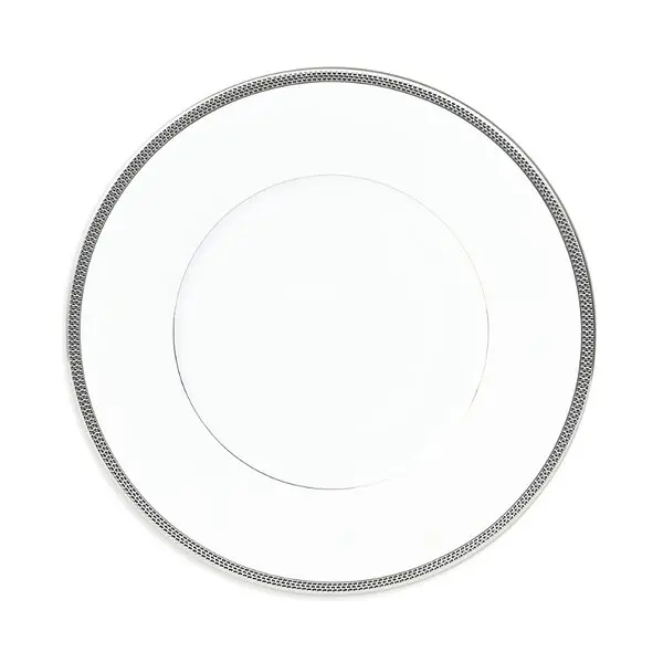 Bernardaud Maille Platinum Salad Plate - Platinum White