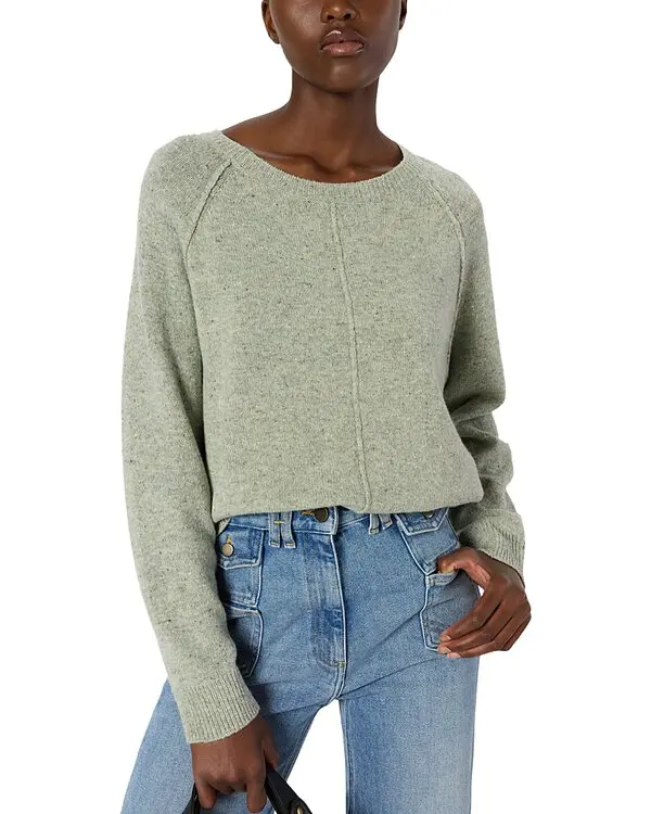 Gerard Darel Elisa Exposed Seam Sweater - Green