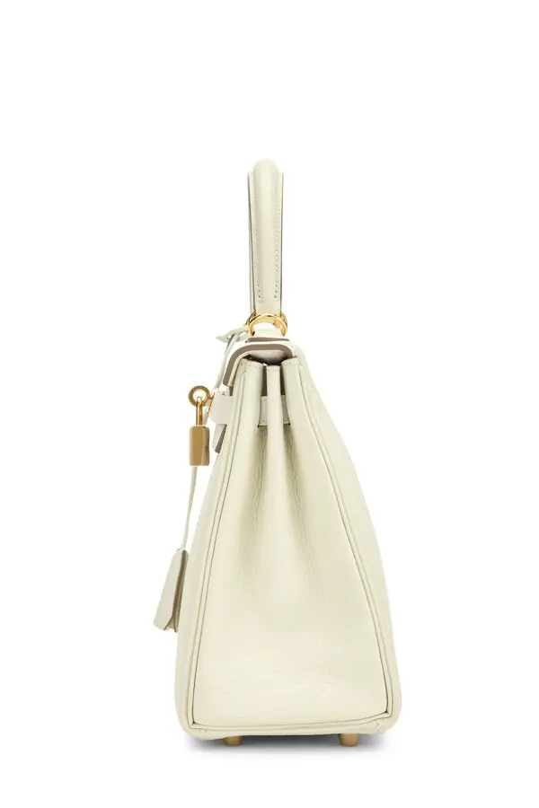 Hermès Mushroom Togo Kelly Retourne 25