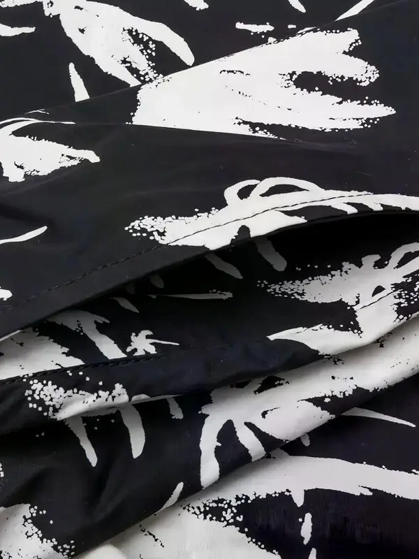 RtA Palm-tree Print Shorts