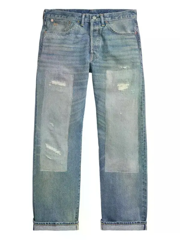 Ralph Lauren Distressed Patchwork Jeans